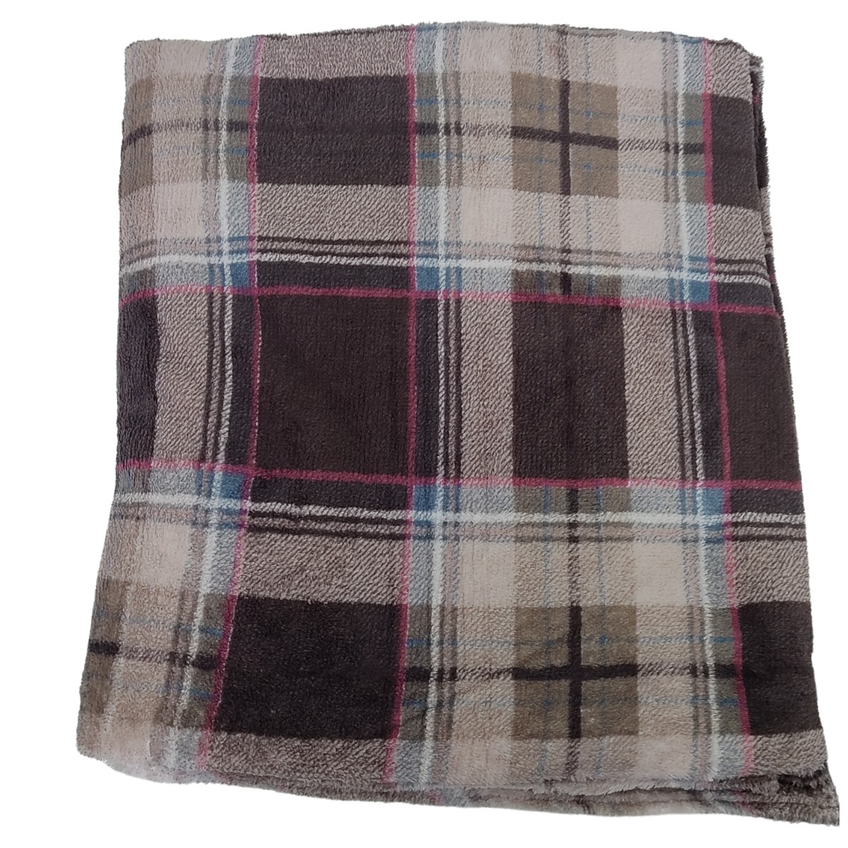 Manta Camesa Xadrez Casal 180x200cm | Outlet PortCasa