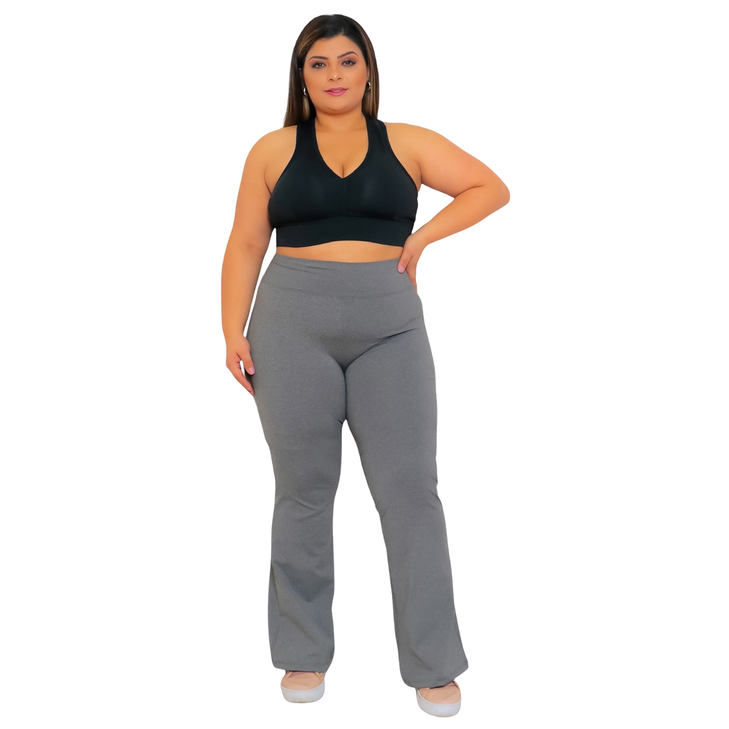 Calça Legging Plus Calã§a Para Academia Plus Size Calça Legging ...