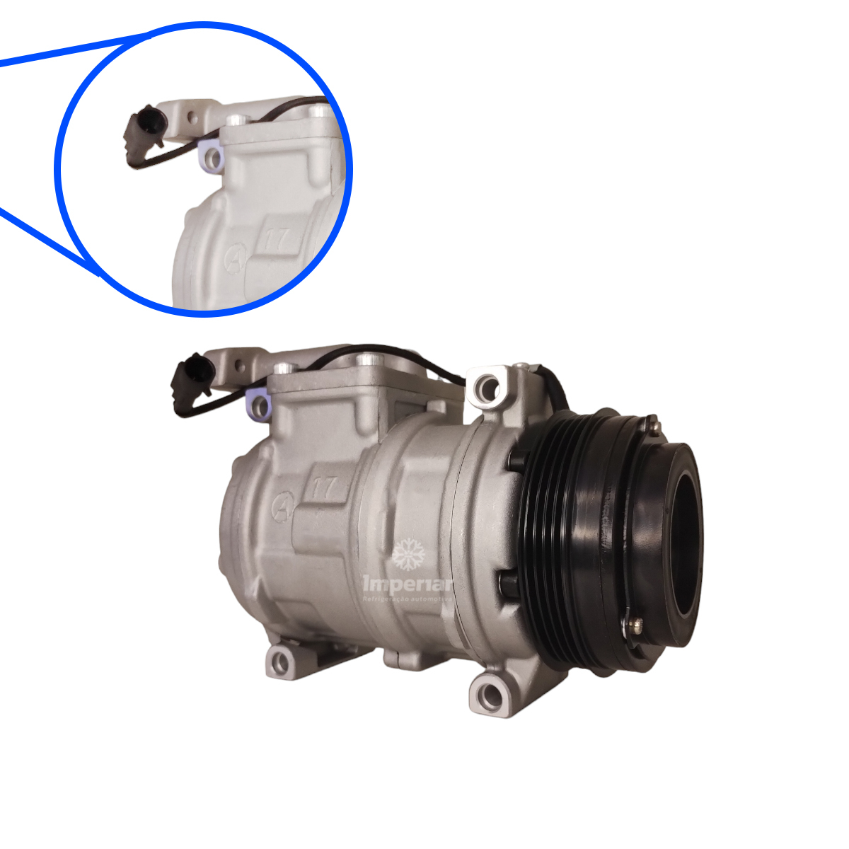 COMPRESSOR IVECO STRALIS/EUROSTAR 10PA17 POLIA 4PK 115MM 24V OEM ...