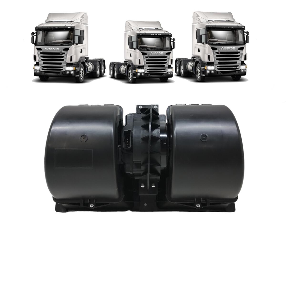 MOTOR VENTILADOR C/ CARACOL SCANIA PGR ELETRONICO 24V OEM: 1854876 ...