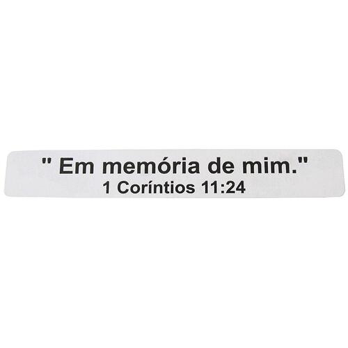 Lacre "Em mémória de mim" 1 Coríntios 11:24 - a partir de R$2,42