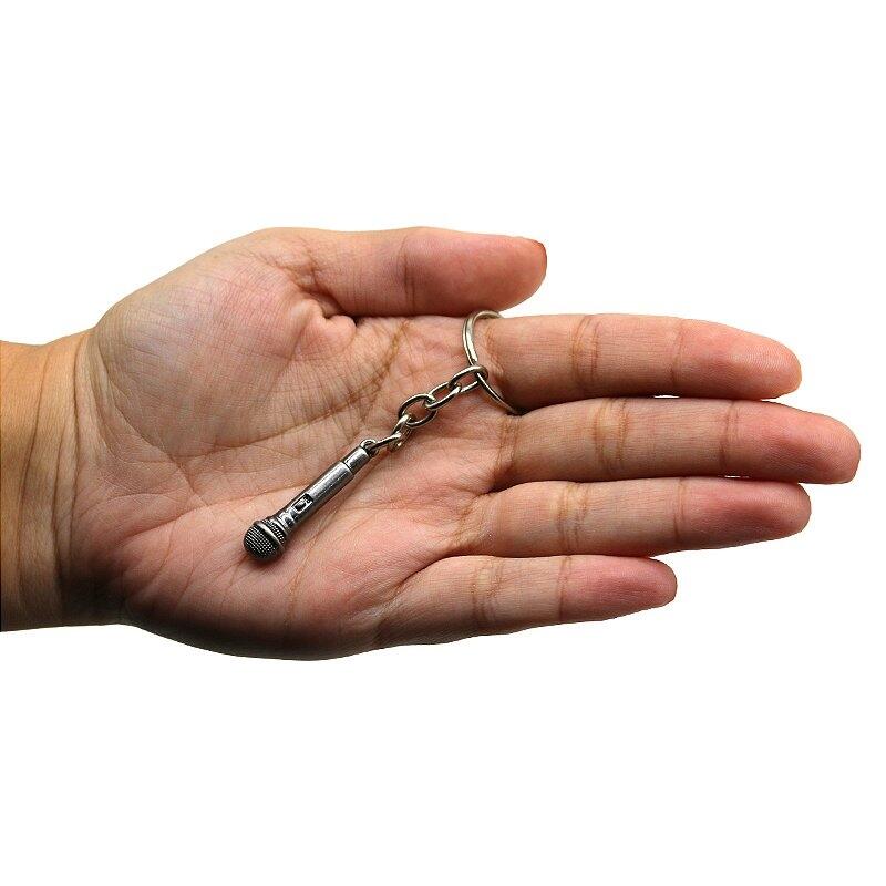Chaveiro Microfone em metal - a partir de R$7,27