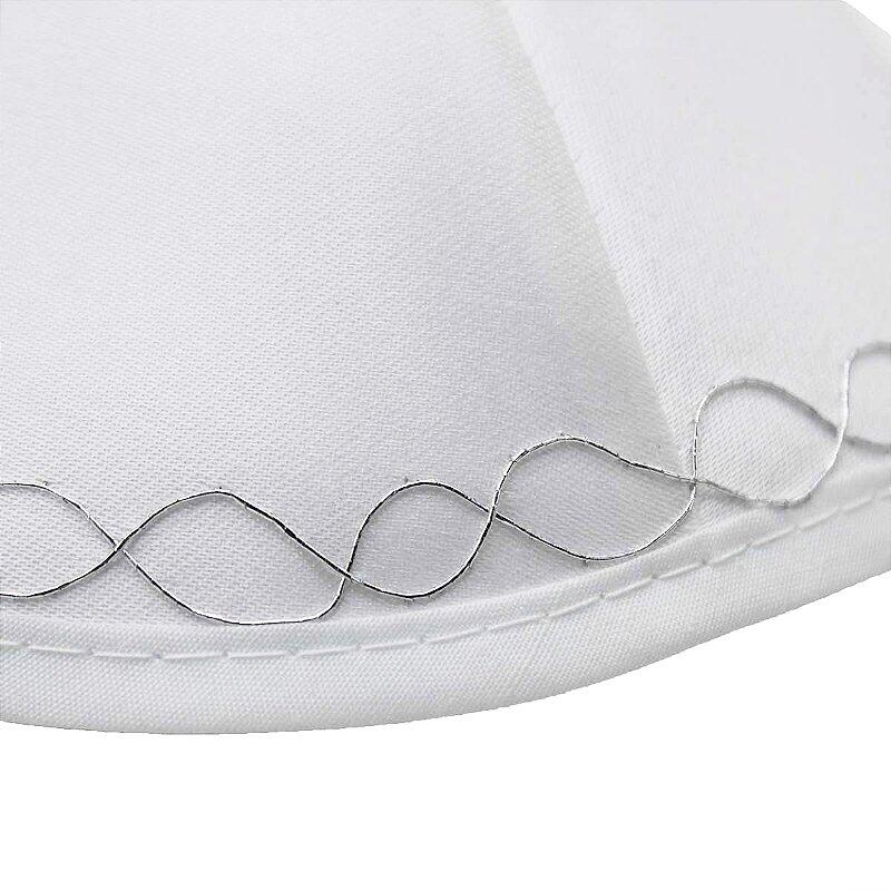 Kipá Judaico Branco e Prateado - a partir de R$39,77