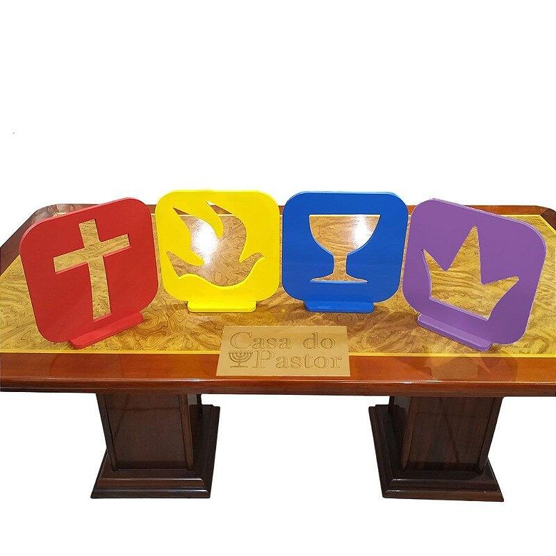 Símbolos da Igreja do Evangelho Quadrangular em MDF I.E.Q. - a partir ...