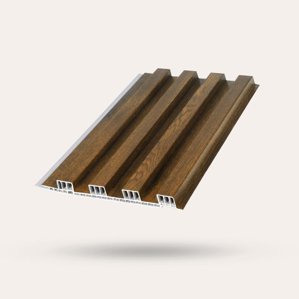 Comprar Painel Ripado em PVC Slim Externo Nogueira 3mx20cm - R$399,90 ...