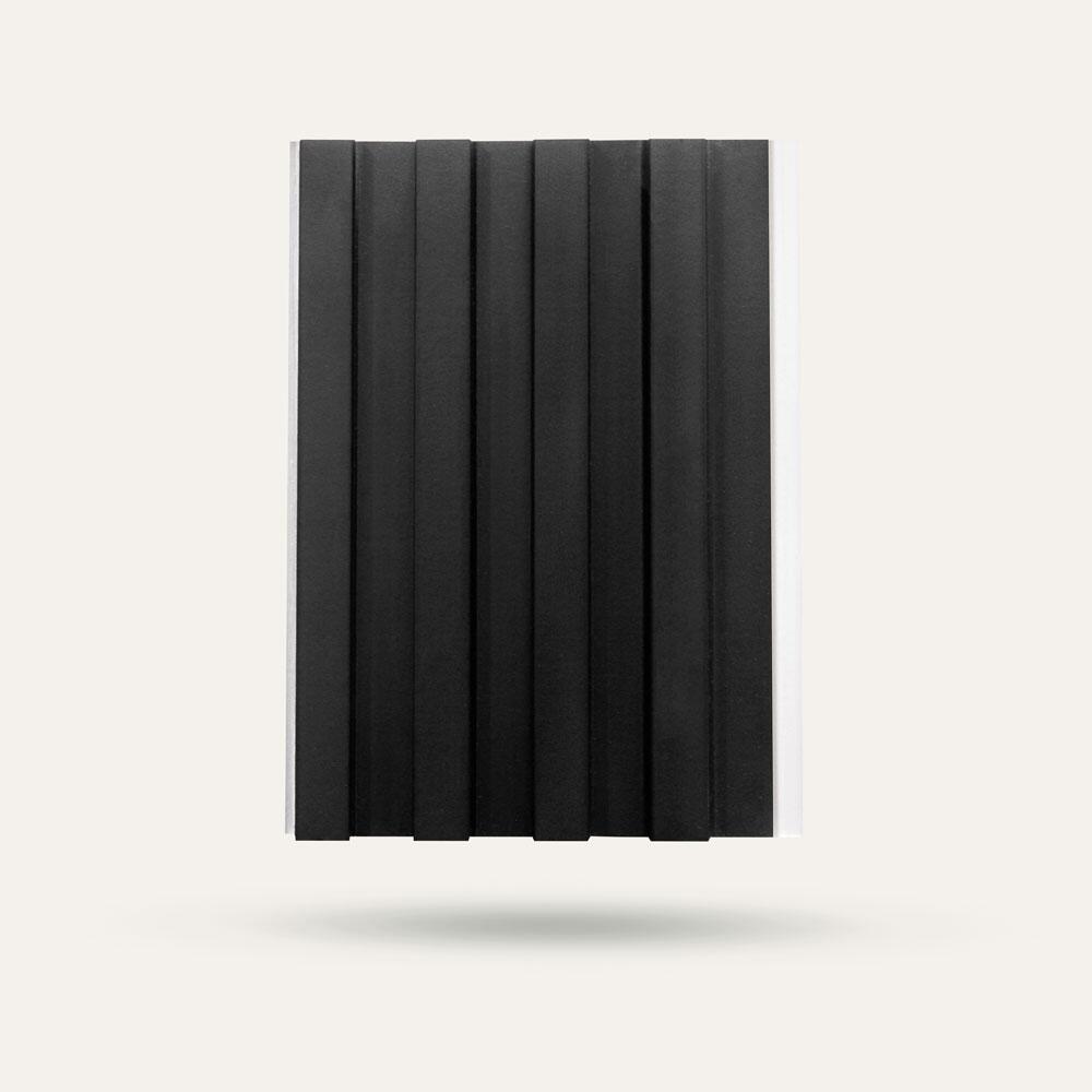 Comprar Painel Ripado em PVC Slim Interno Preto 2,5mx20cm - R$184,90 ...