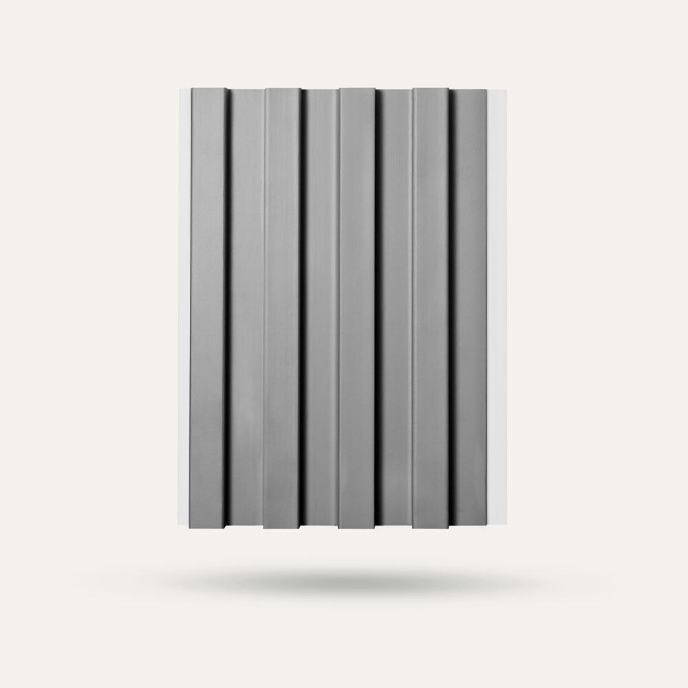 Comprar Painel Ripado em PVC Slim Interno Cinza 2,5mx20cm - R$169,90 ...