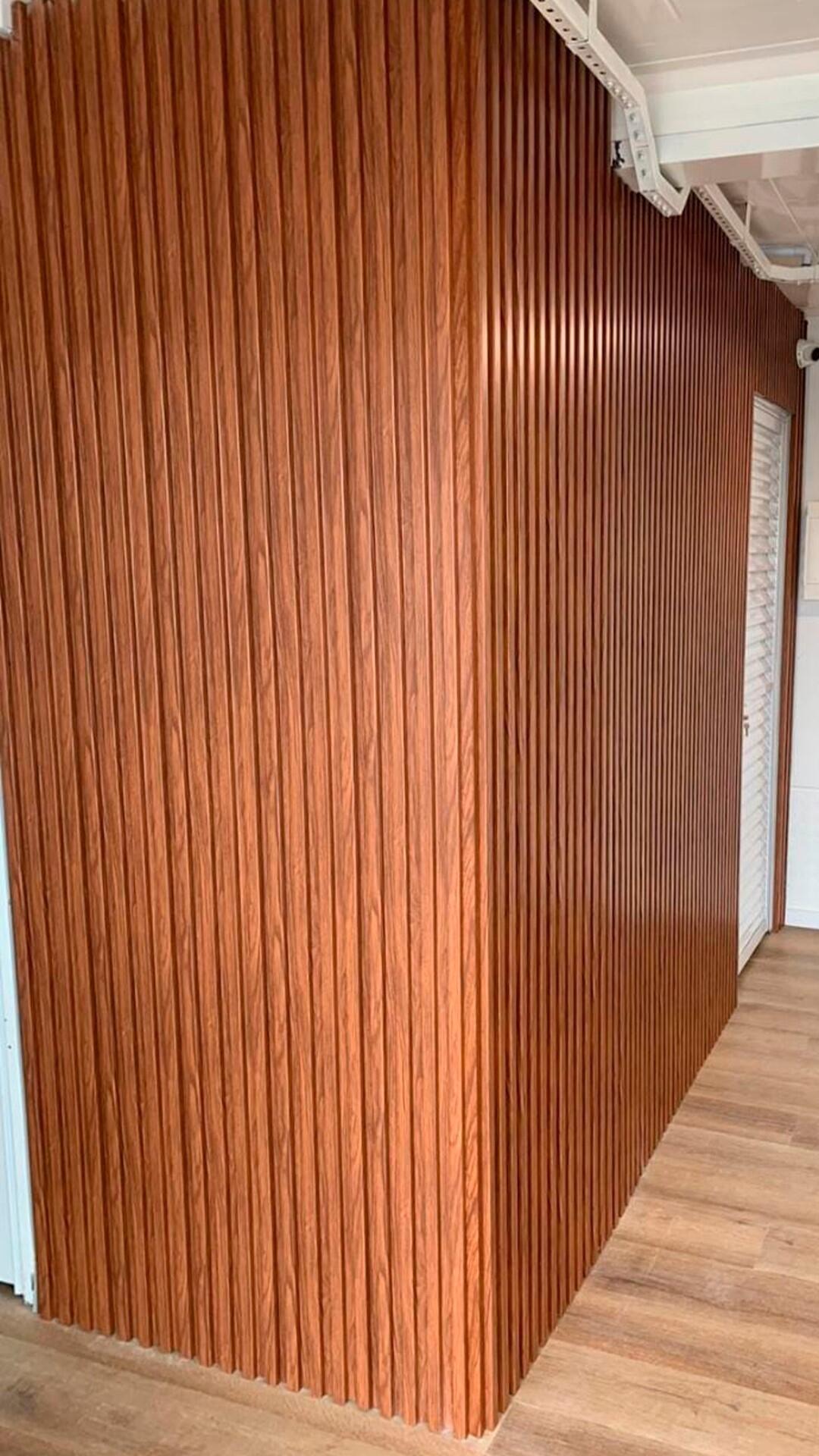 Comprar Painel Ripado em PVC Slim Interno Imbuia 3mx20cm - R$239,90