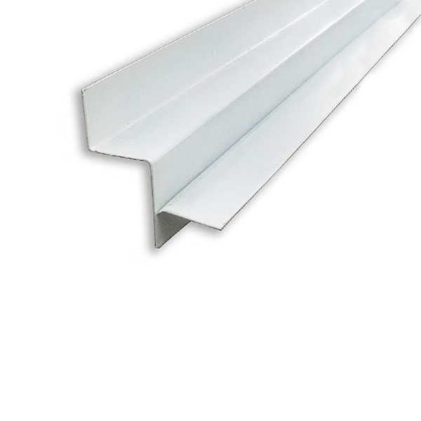 Comprar Tabica Galvanizada Pintada Branca 3m - R$17,99 - Evolução PVC