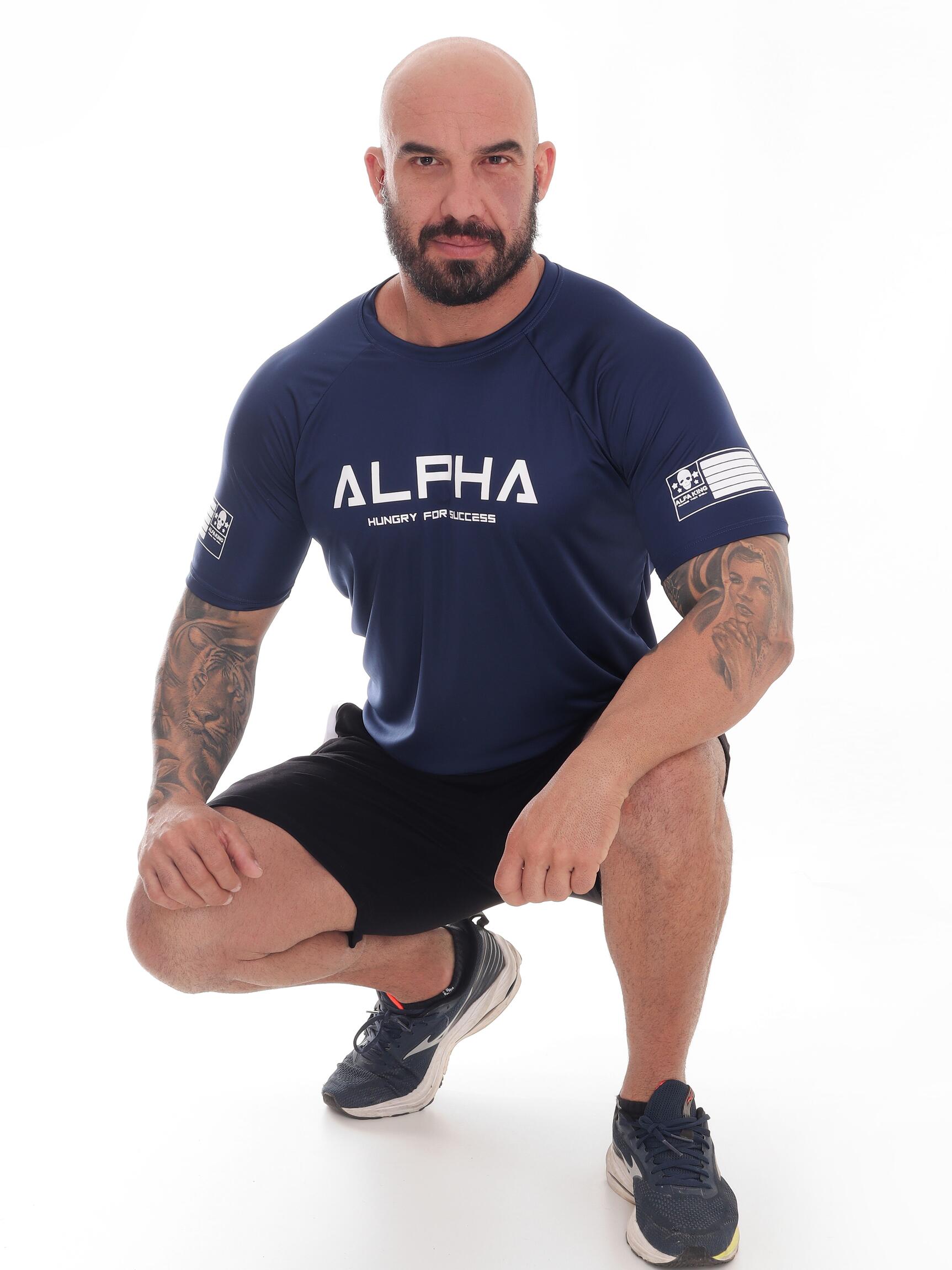 Comprar Camiseta Masculina Dry Fit ALPHA - ALFA KING | SEJA ALFA