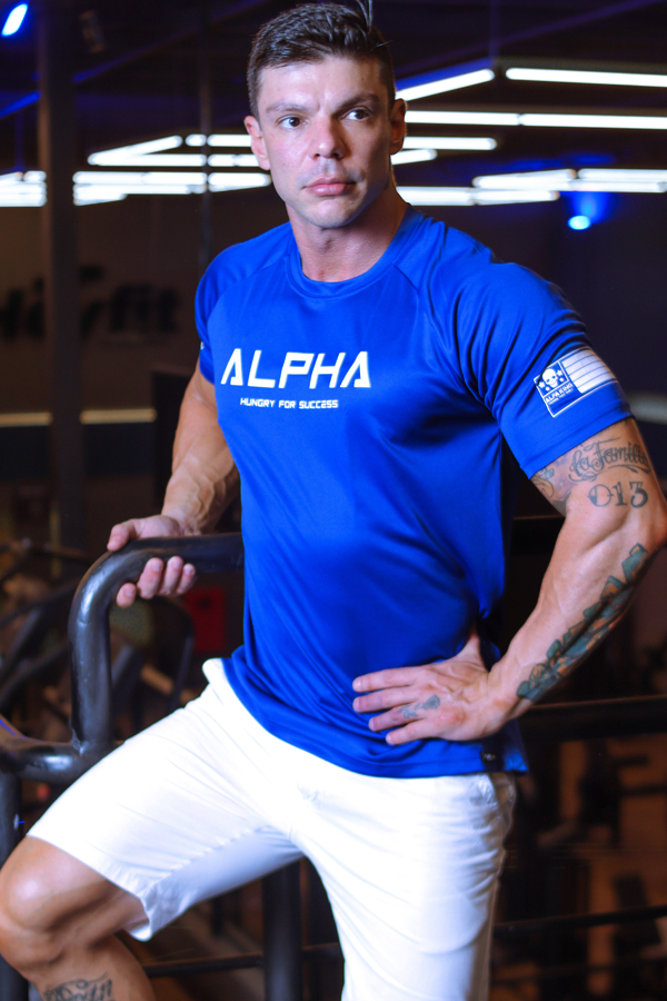 Comprar Camiseta Masculina Dry Fit ALPHA - ALFA KING | SEJA ALFA