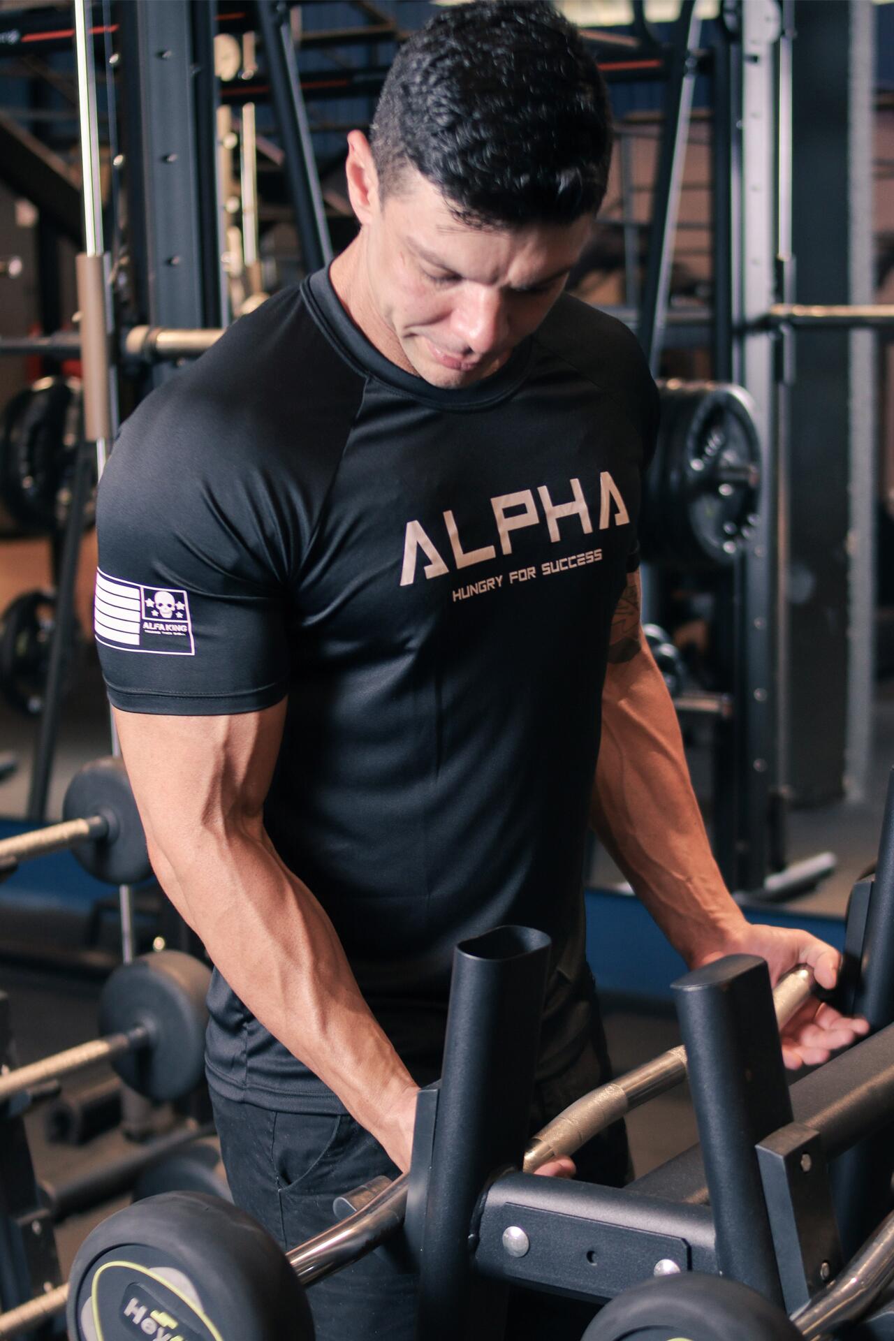 Comprar Camiseta Masculina Dry Fit ALPHA - ALFA KING | SEJA ALFA