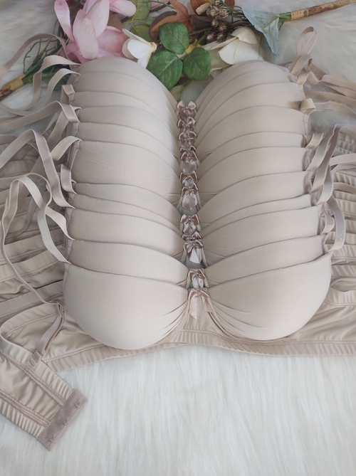 Comprar Sutiã Silvia de Microfibra - Bege - Top Model Moda Íntima