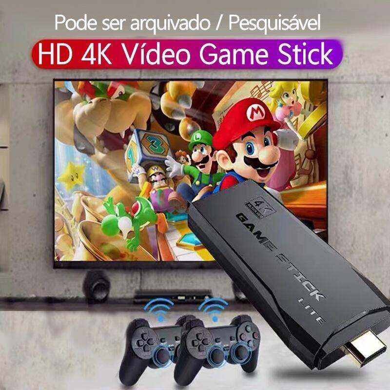 Comprar Game Stick 4k Lite Retro 2 Controles Sem Fio Mais de 20.000 ...