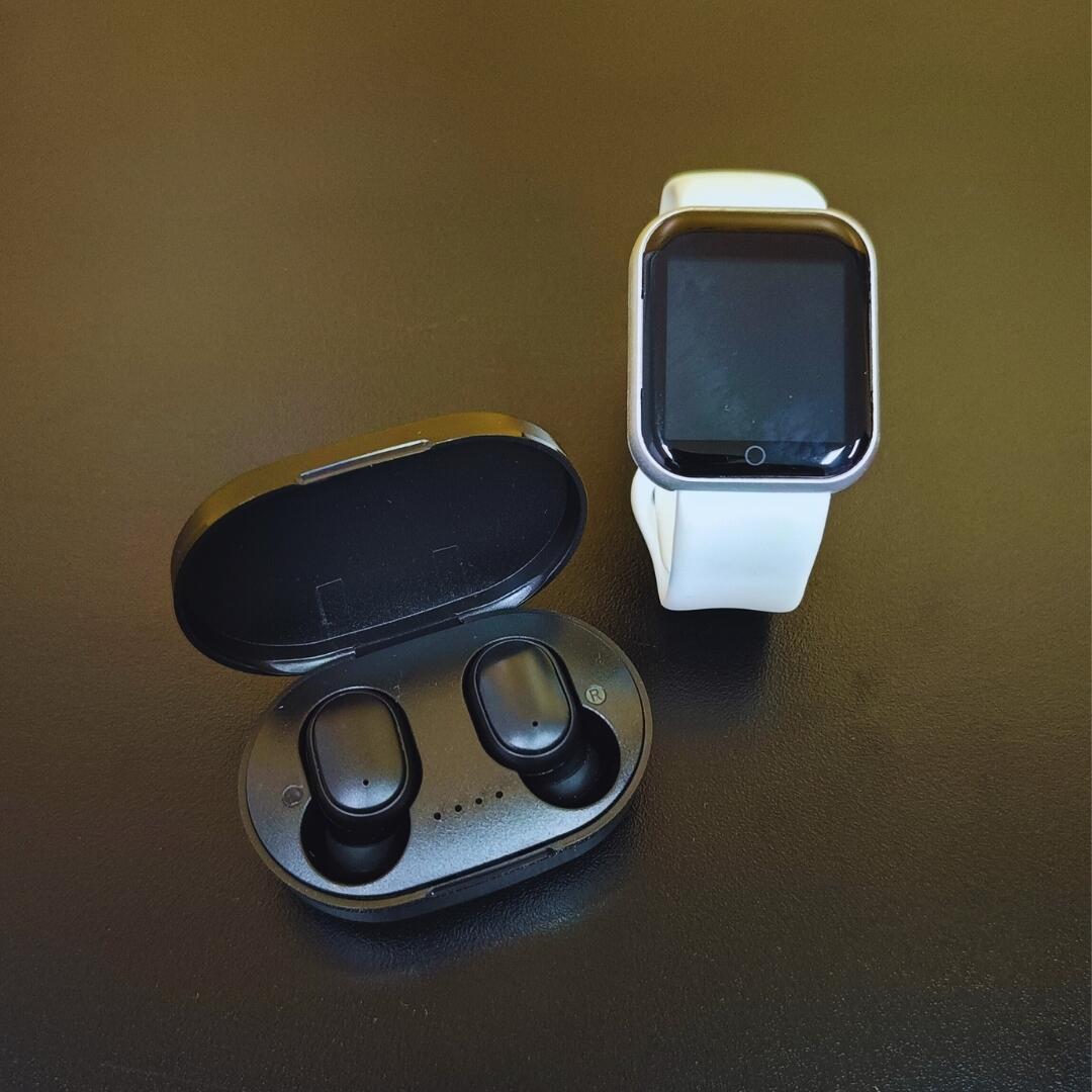 Comprar Kit Smartwatch D20S 2024 + Fone Airdots TWS Bluetoorth - R$40 ...