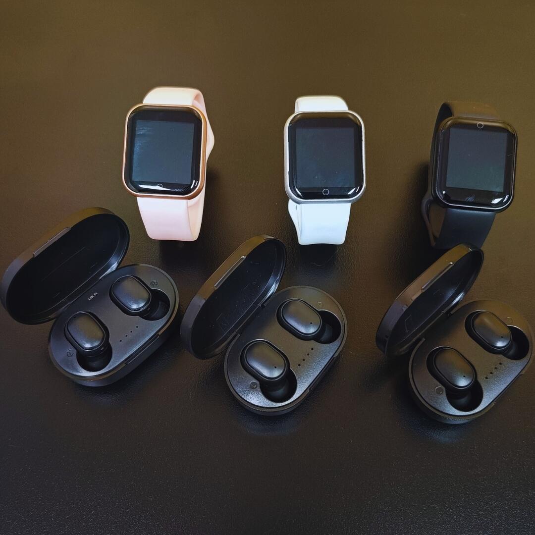 Comprar Kit Smartwatch D20S 2024 + Fone Airdots TWS Bluetoorth - R$40 ...