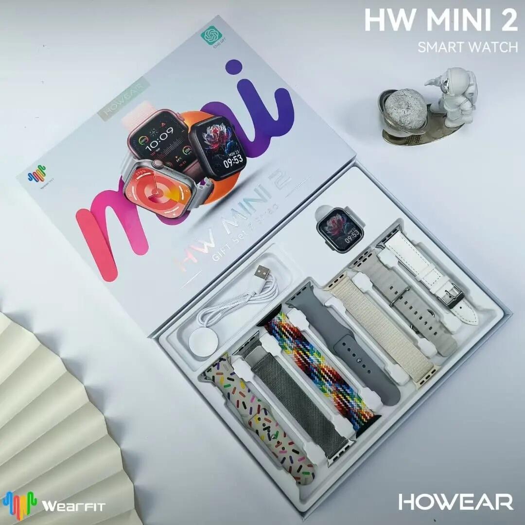 Comprar Smartwatch Hw Mini 2 41mm 7 Pulseiras Serie 9 Chat GPT - R$120 ...