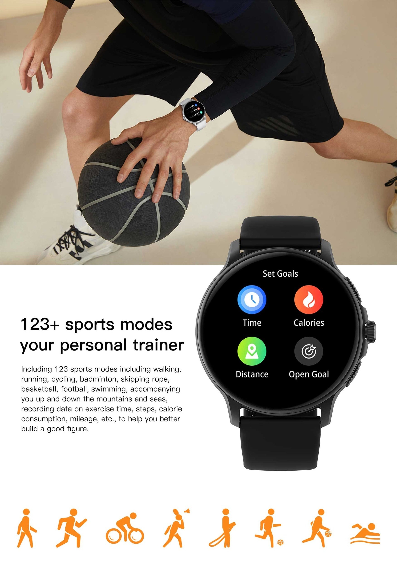 Comprar Smartwatch Peje ZW08 A Prova D'água Amoled Pulseira Extra - R ...
