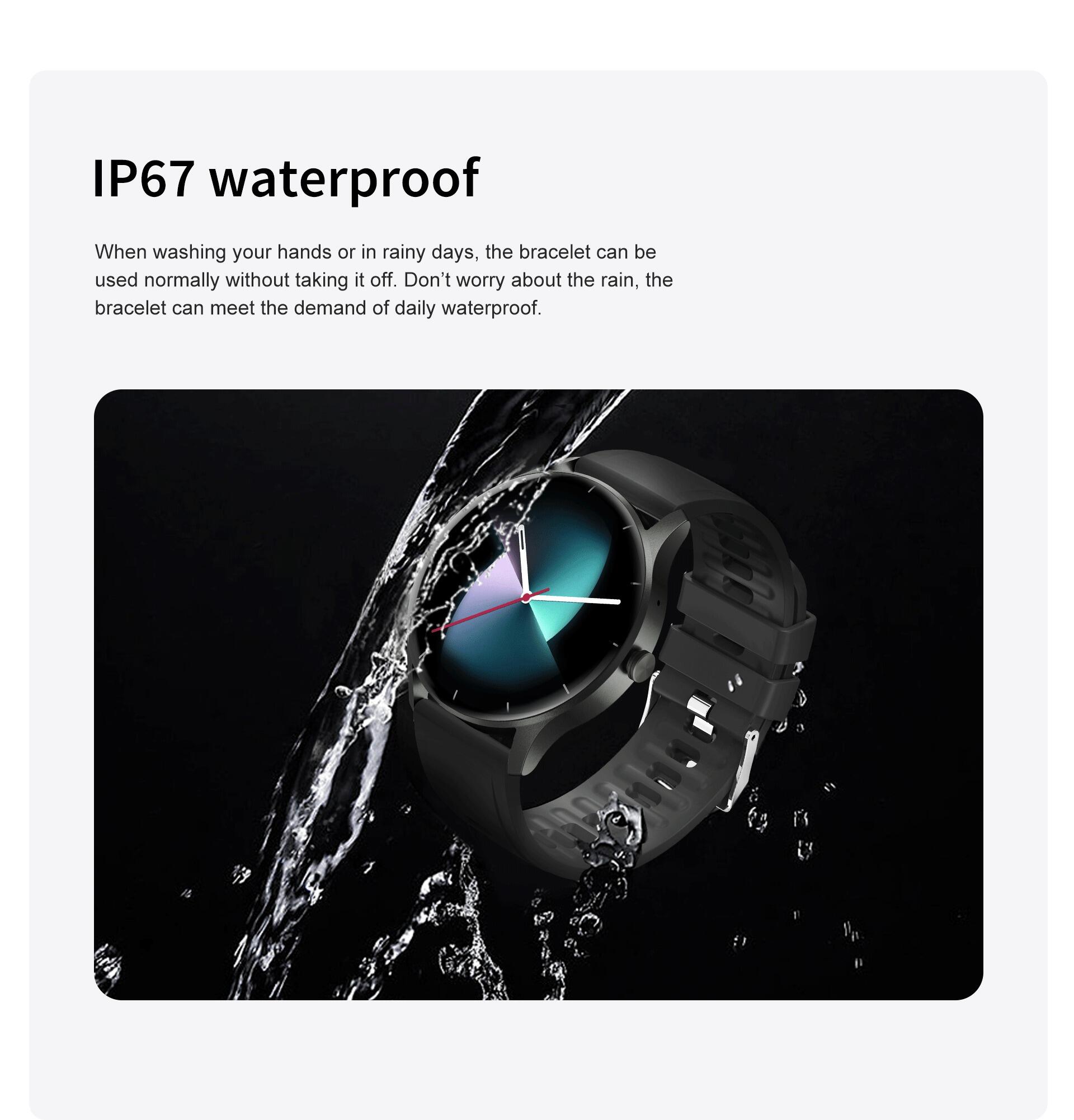 Comprar Smartwatch Peje ZW02 A Prova D'água Pulseira Extra - R$115,00 - Atacadum