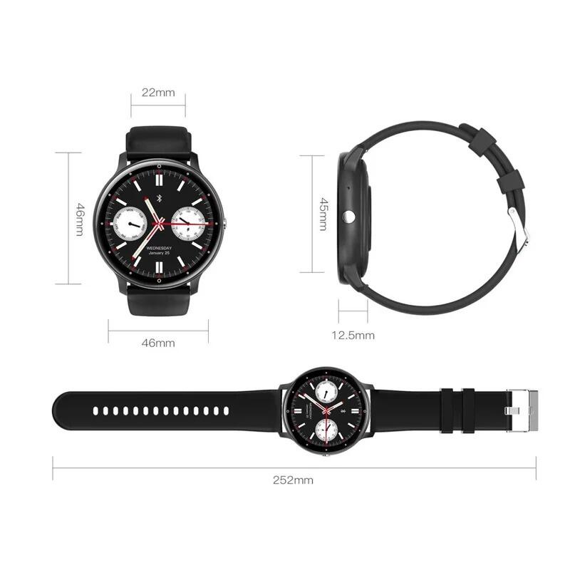 Comprar Smartwatch Peje ZW02 Pro A Prova D'água Ameled Pulseira Extra - R$110,00 - Atacadum