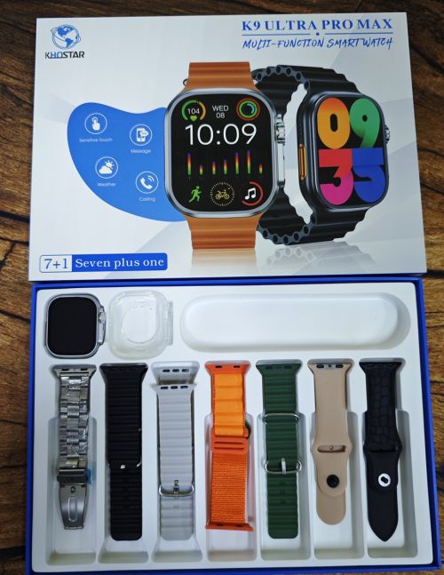 Comprar Smartwatch K9 Ultra Pro Max 49mm Serie 9 7 Pulseiras - R$75,00 ...