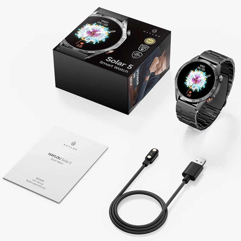 Comprar Smartwatch Haylou Solar 5 Amoled NFC A Prova Dagua Lançamento ...
