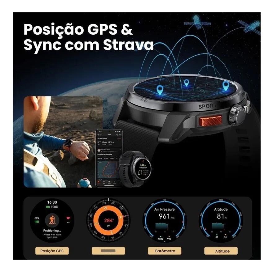 Comprar Smartwatch Haylou Solar Ultra Amoled GPS A Prova Dagua ...