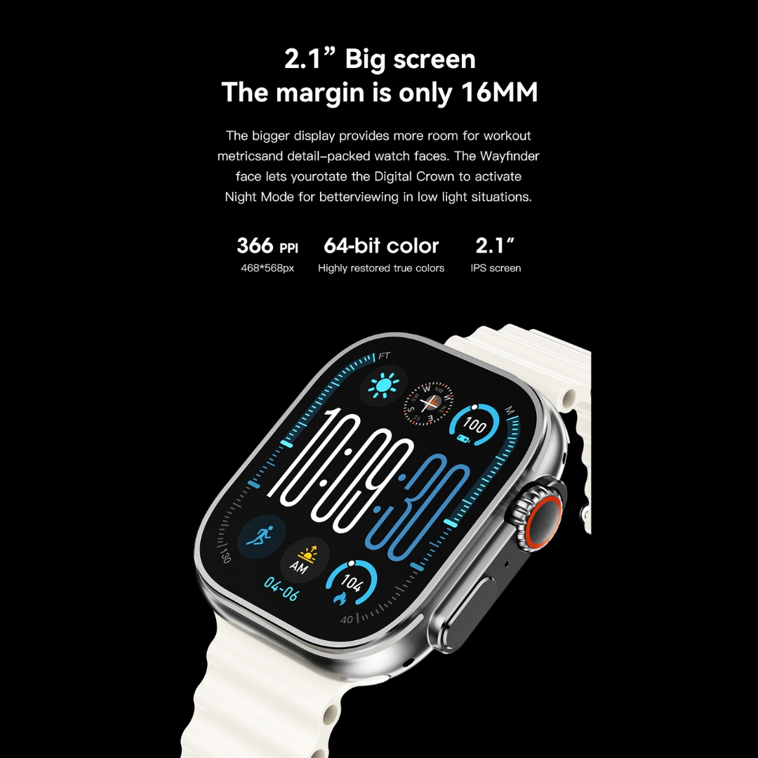 Comprar Smartwatch Microwear Ultra 4 Pro 49mm Serie 10 1GB Tela Amoled ...