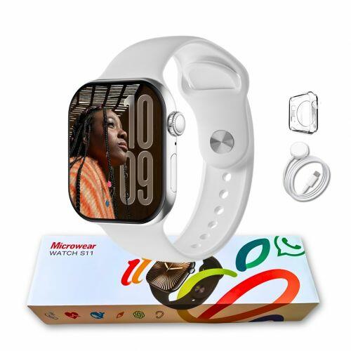 Comprar Smartwatch Microwear S11 46mm Série 11 Responde Whatsapp - de R ...