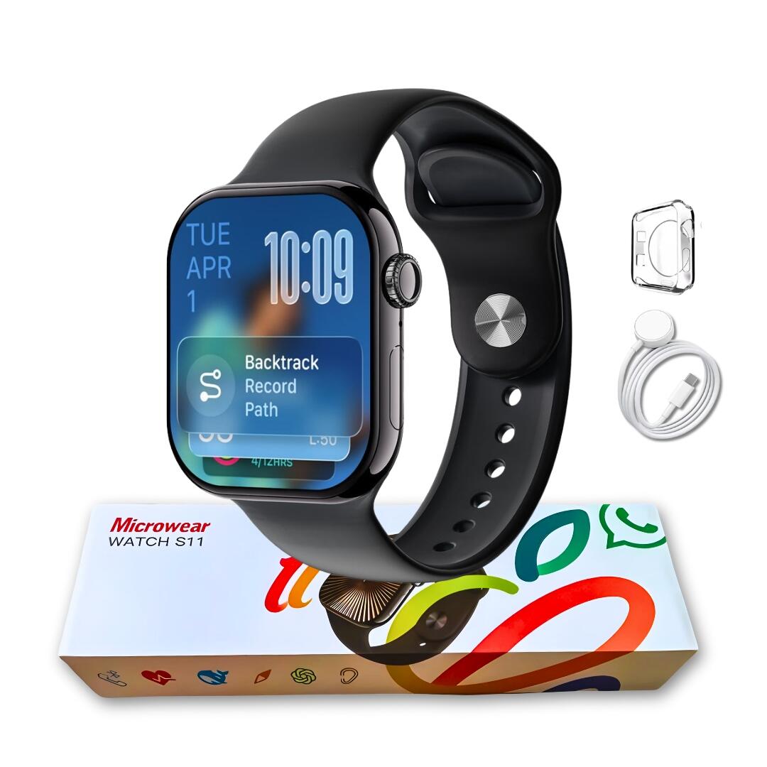 Comprar Smartwatch Microwear S11 46mm Série 11 Responde Whatsapp - de R ...