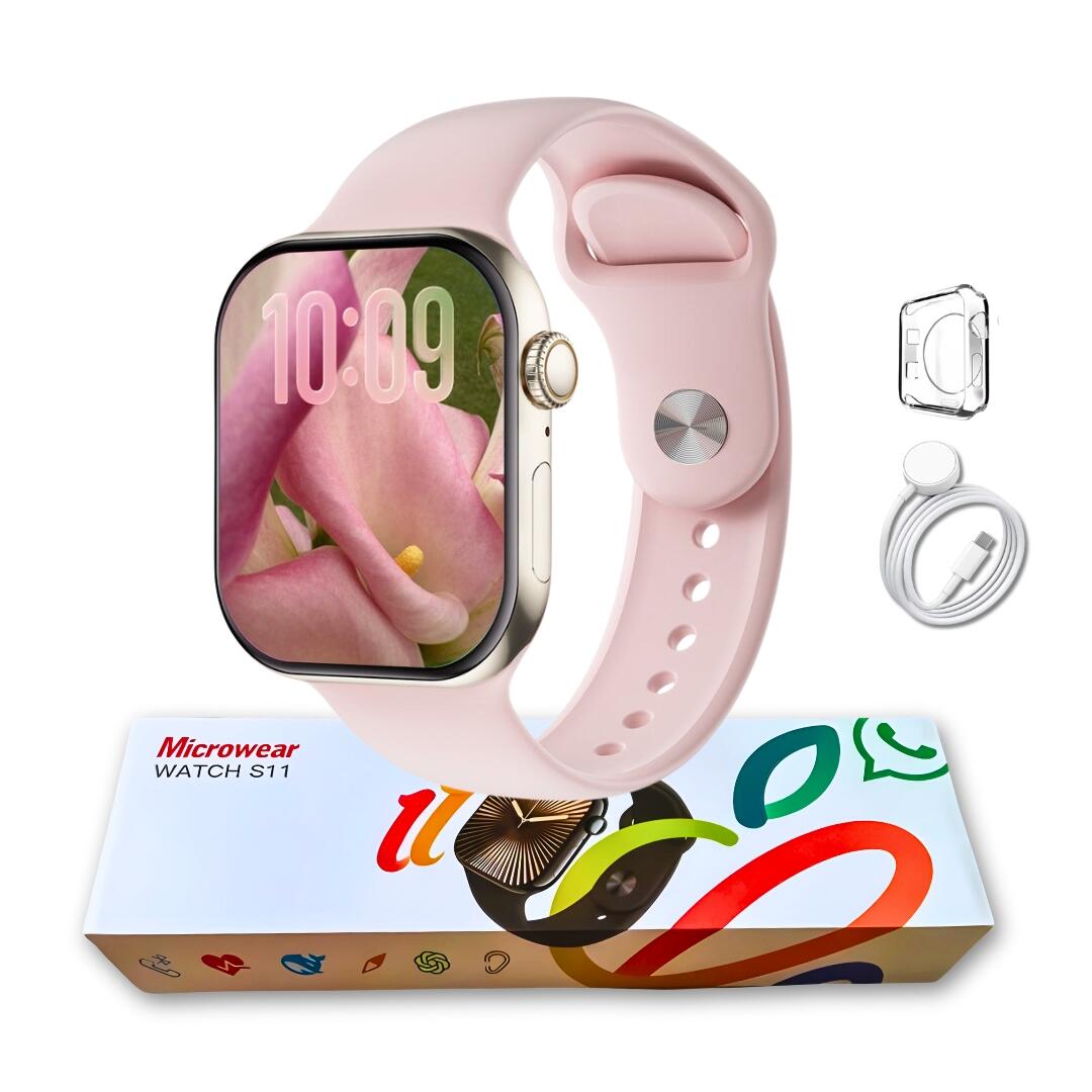 Comprar Smartwatch Microwear S11 46mm Série 11 Responde Whatsapp - de R ...