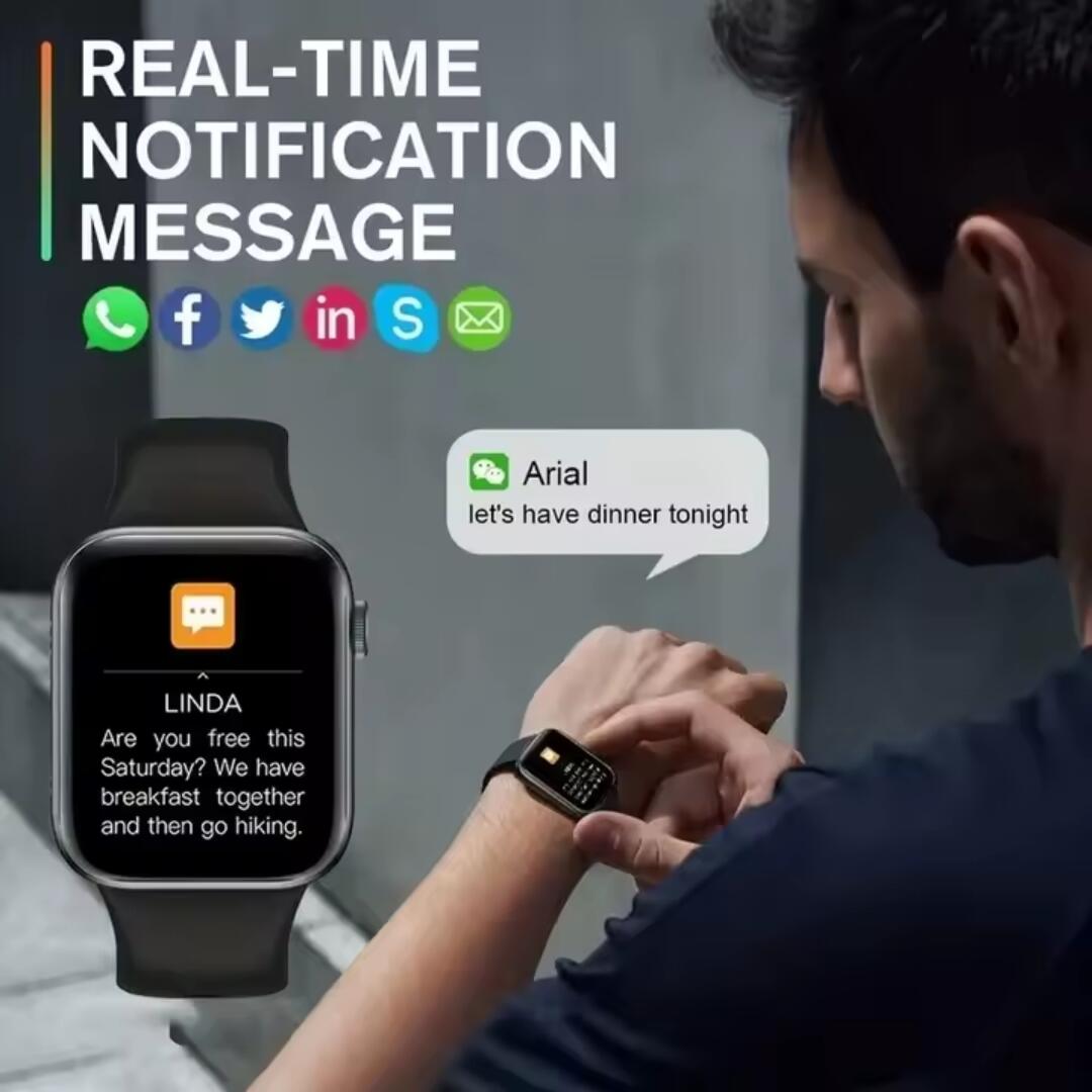 Comprar Smartwatch Lefun Health S10 Serie 10 Faz Chamadas - R$55,00