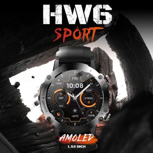 Comprar Smartwatch WearFit HW6 Sport Amoled Pulseira Extra - R$130,00