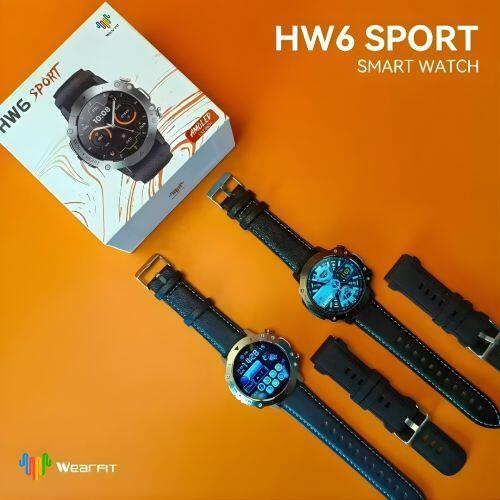Comprar Smartwatch WearFit HW6 Sport Amoled Pulseira Extra - R$130,00
