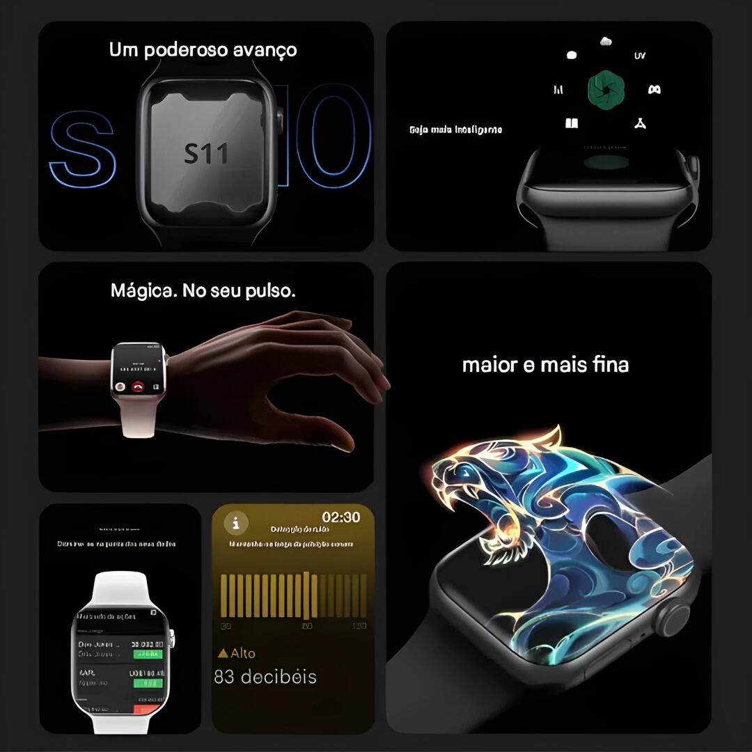 Comprar Smartwatch Microwear S11 Mini 42mm Série 11 Whatsapp - R$110,00