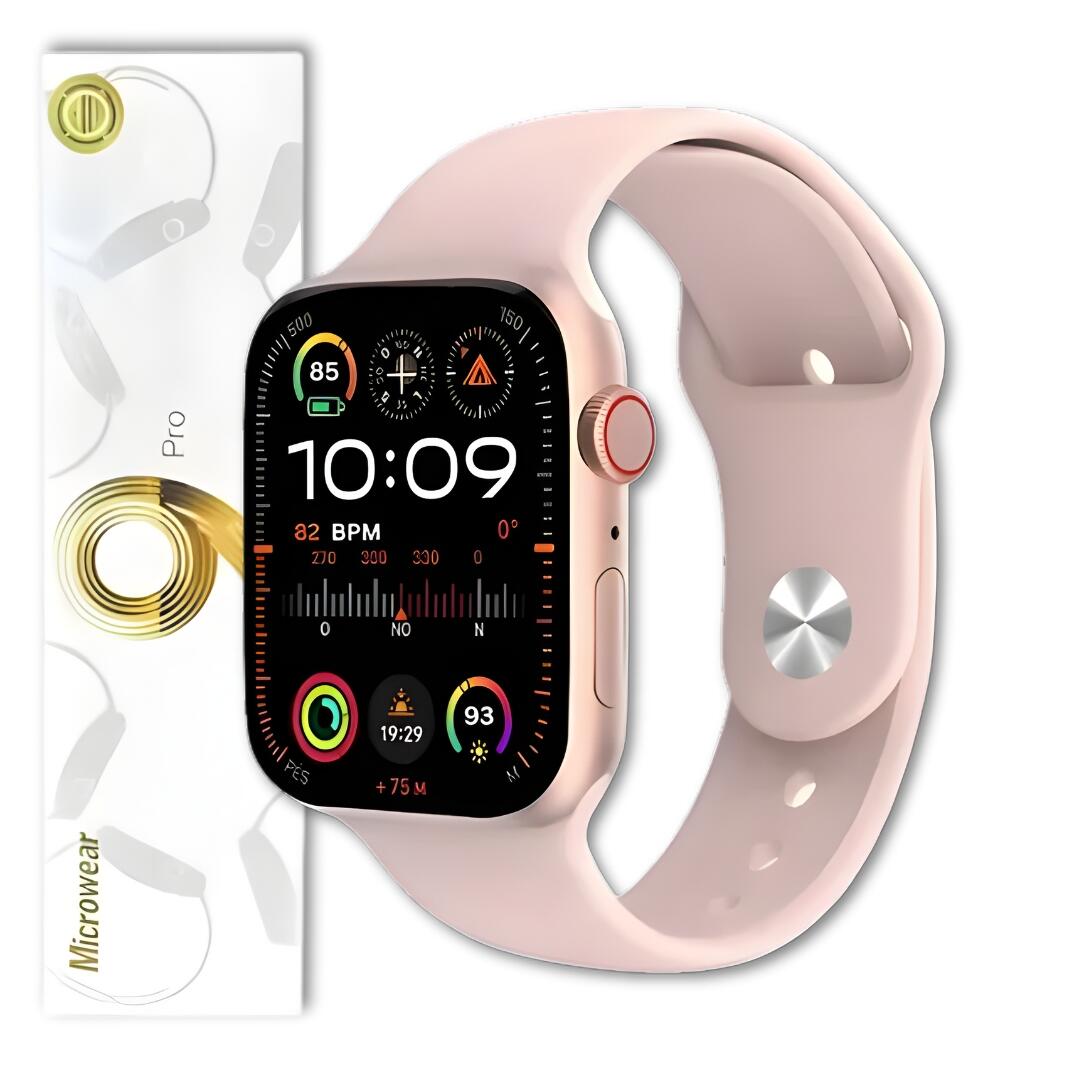 Comprar Smartwatch Microwear W59 Pro 47mm Serie 9 Com NFC e Jogos - R$75,00