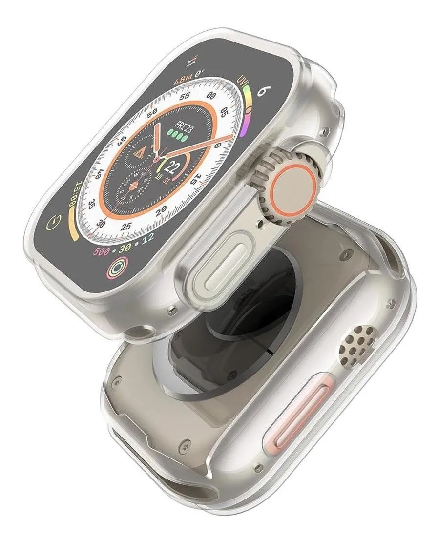 Comprar Case Transparente Para Smartwatch Ultra 49mm - R$6,00 - Atacadum