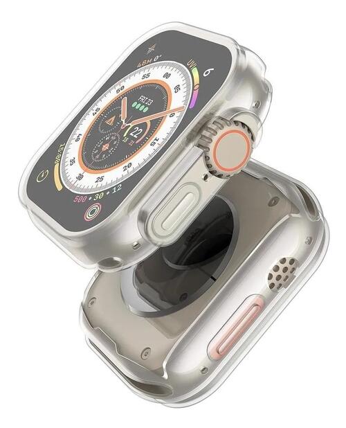 Comprar Case Transparente Para Smartwatch Ultra 49mm - R$6,00