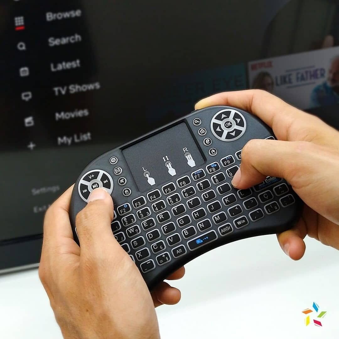 Comprar Mini Teclado Controle Sem Fio Para Smart Tv Tv Box Pc - R$20,00 ...
