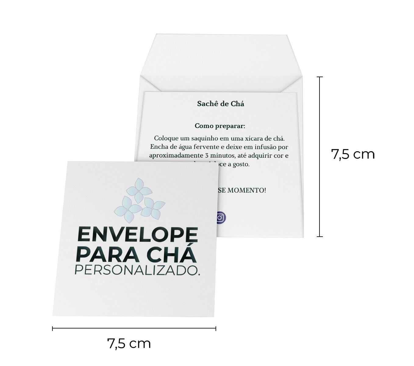 Formato De Saquinho De Cha