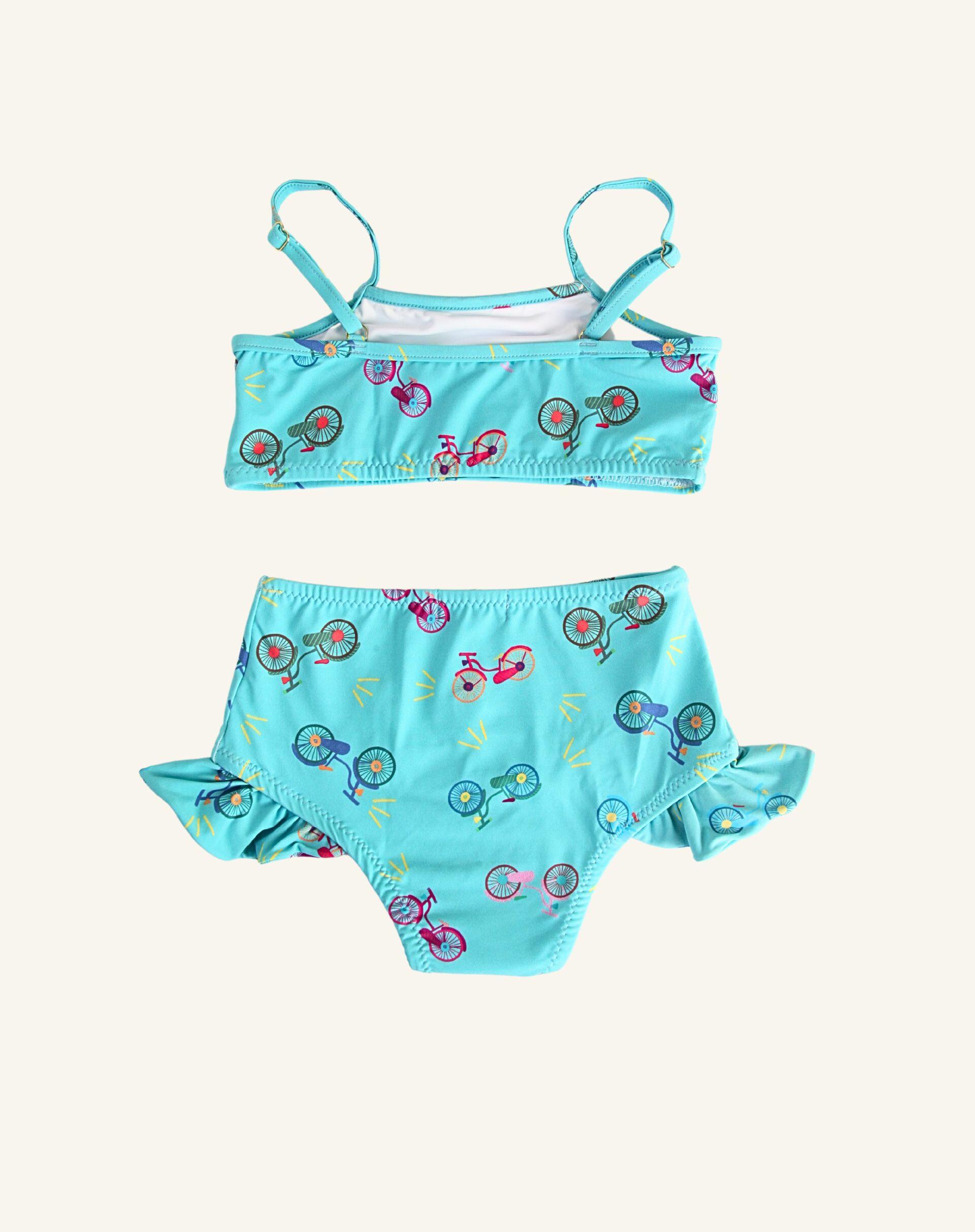 Comprar Biquíni Infantil Isa Bike Azul Proteção Uv