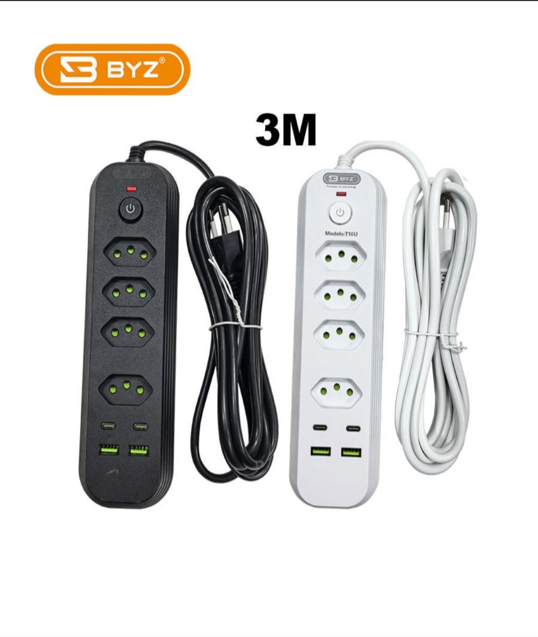Comprar Extensão tomadas byz T16U 3M - Luis Fornecedor SP