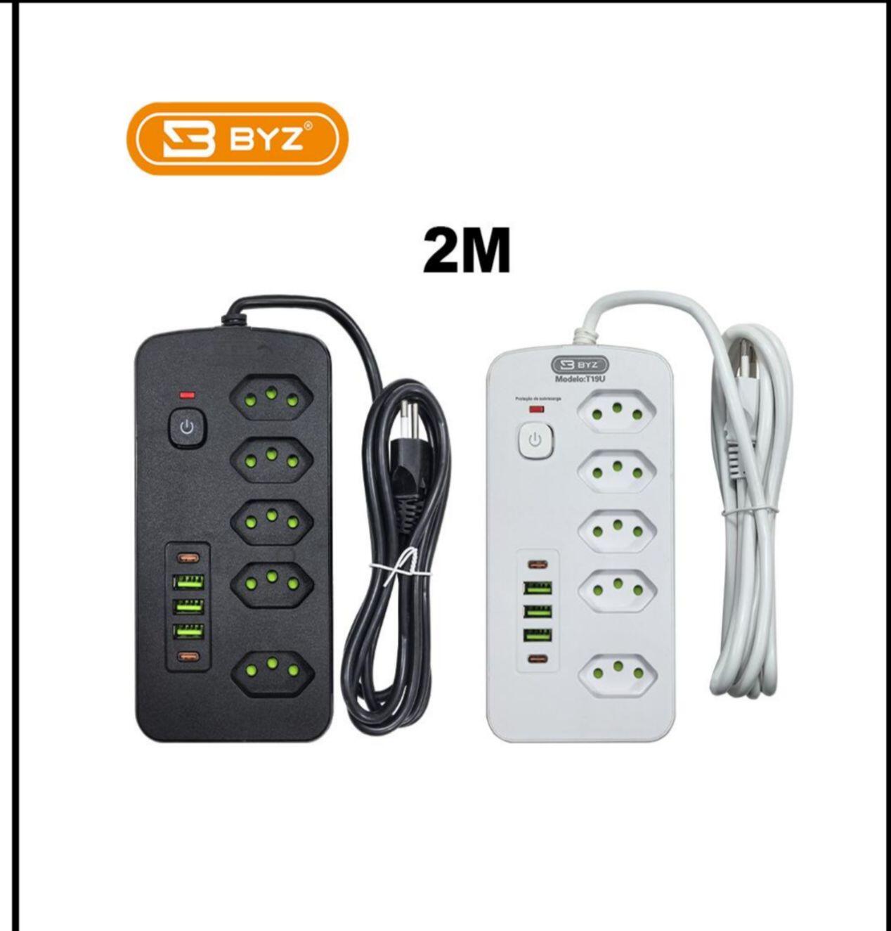 Comprar Extensão tomadas byz T19U 2M - Luis Fornecedor SP