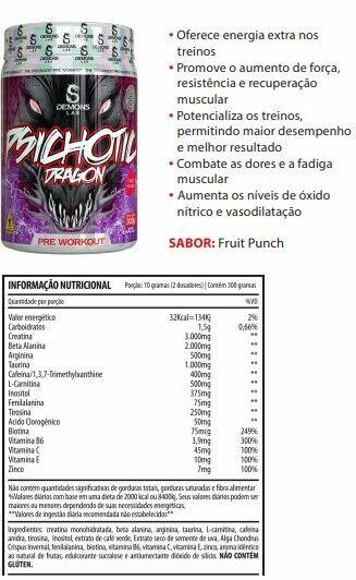 Comprar Psichotic Dragon 300g - Demons Lab - a partir de R$142,40