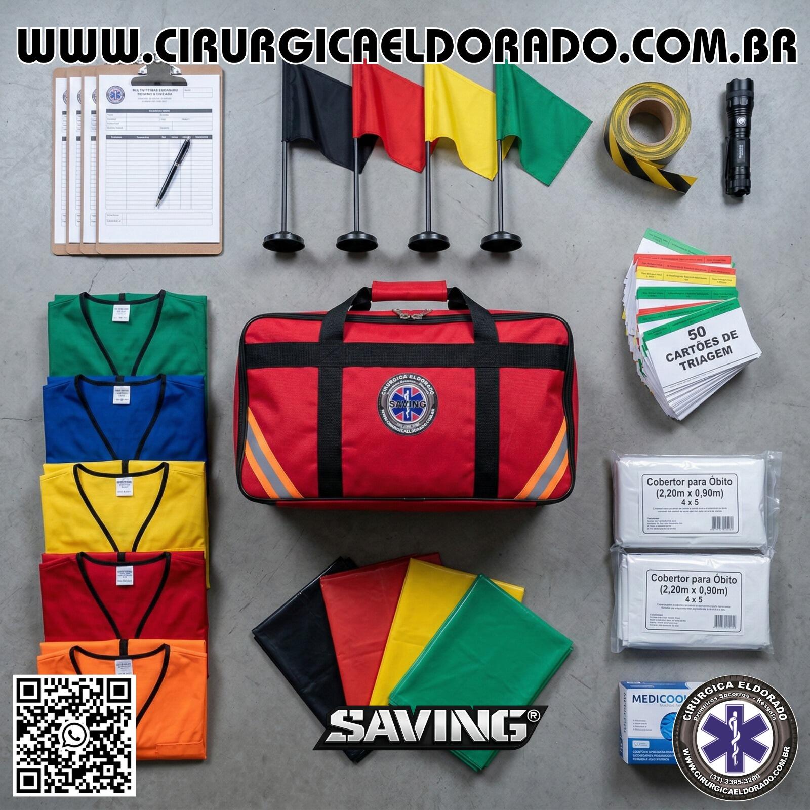 Comprar KIT DESASTRE TRIAGEM TRIAGEM MULTIVITIMAS - a partir de R$2.930,20