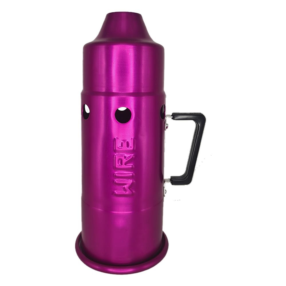 ABAFADOR WIRE HOOKAH GRANDE ANODIZADO ROSA ESCURO - a partir de R$38,00