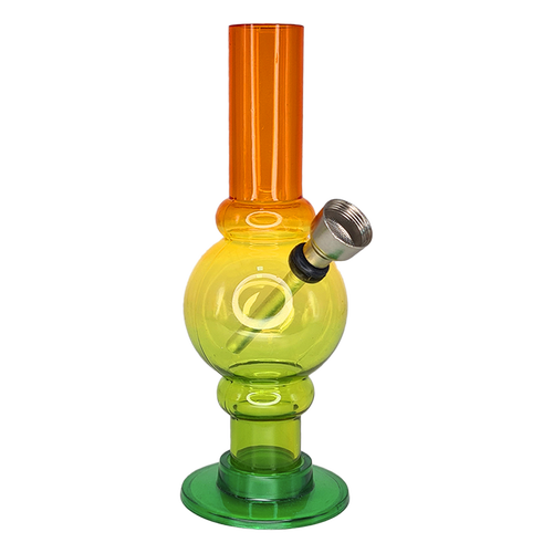 BONG DE ACRILICO GENIO BOLA RETO PEQUENO REGGAE LISO