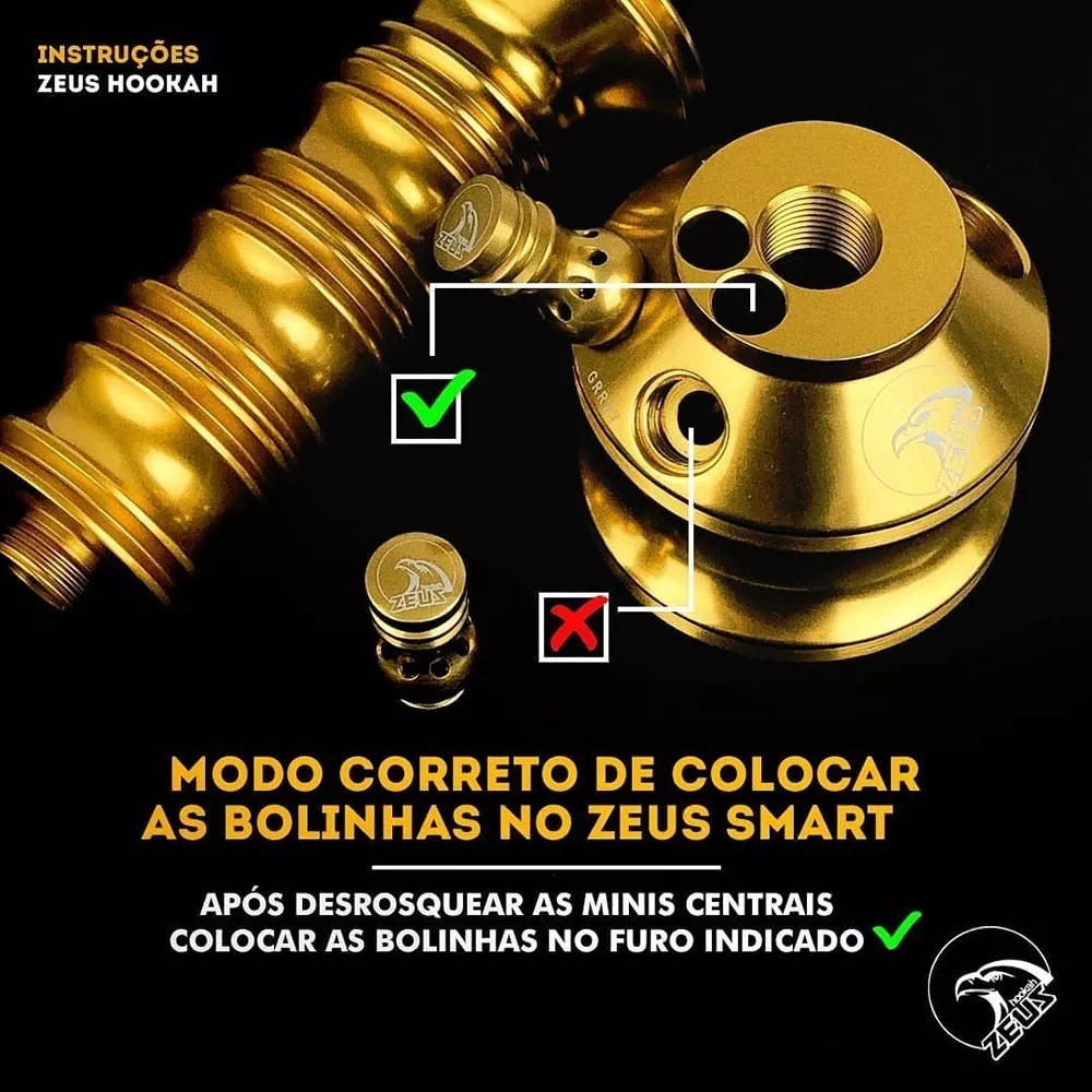 STEM ZEUS HOOKAH SMART ROSE - a partir de R$522,50