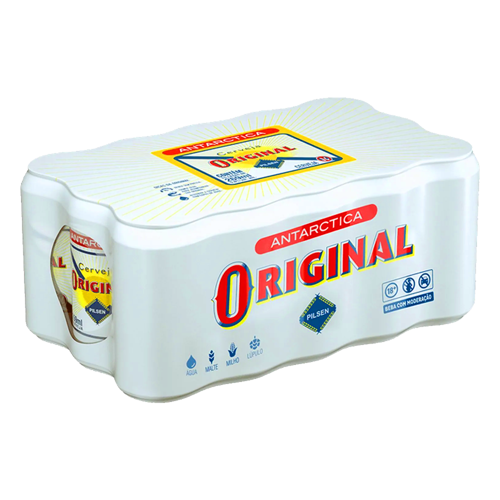 CERVEJA ANTARCTICA ORIGINAL LATA 269ML CAIXA COM 15 UNIDADES - a partir ...