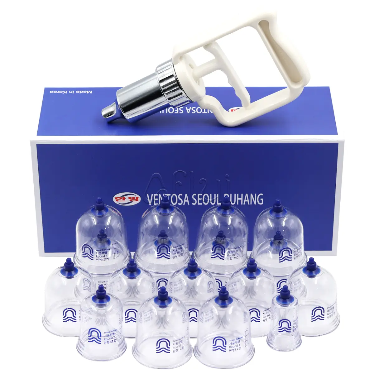 Kit Ventosa Seoul Buhang Coreana - 17 Copos - a partir de R$358,80